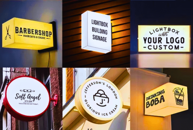 light box signage - Offset Printing Dubai